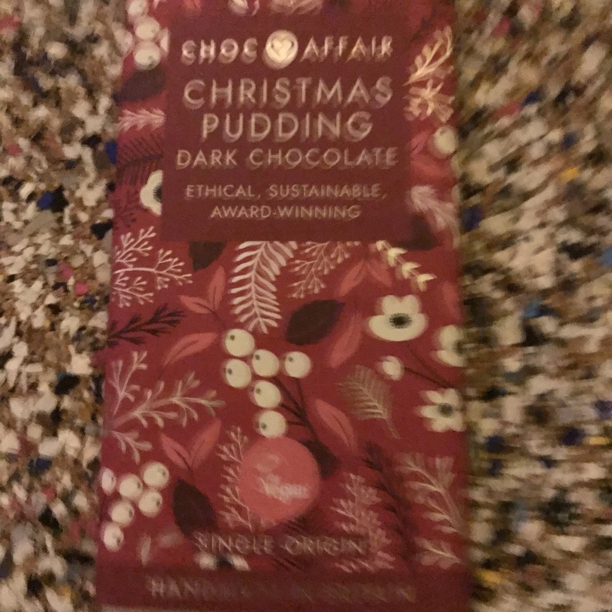 Christmas Pudding Dark Chocolate from Choc Affair - Vegan Product ...