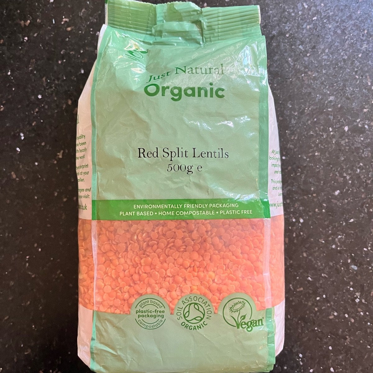 Organic Red Split Lentils from Just natural - Vegan Product Reviews ...