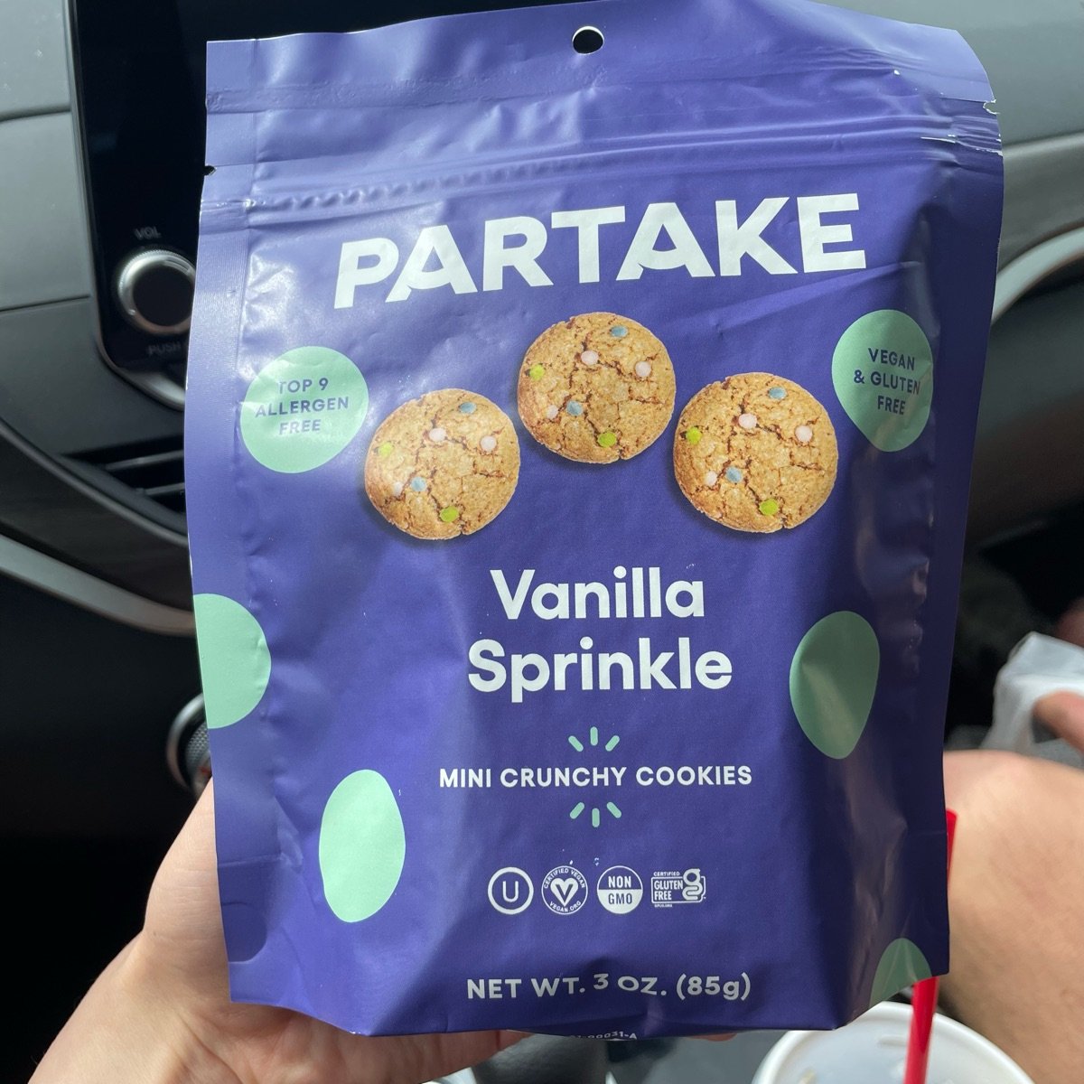 Vanilla Sprinkle Mini Crunchy Cookies from Partake Foods - Vegan ...