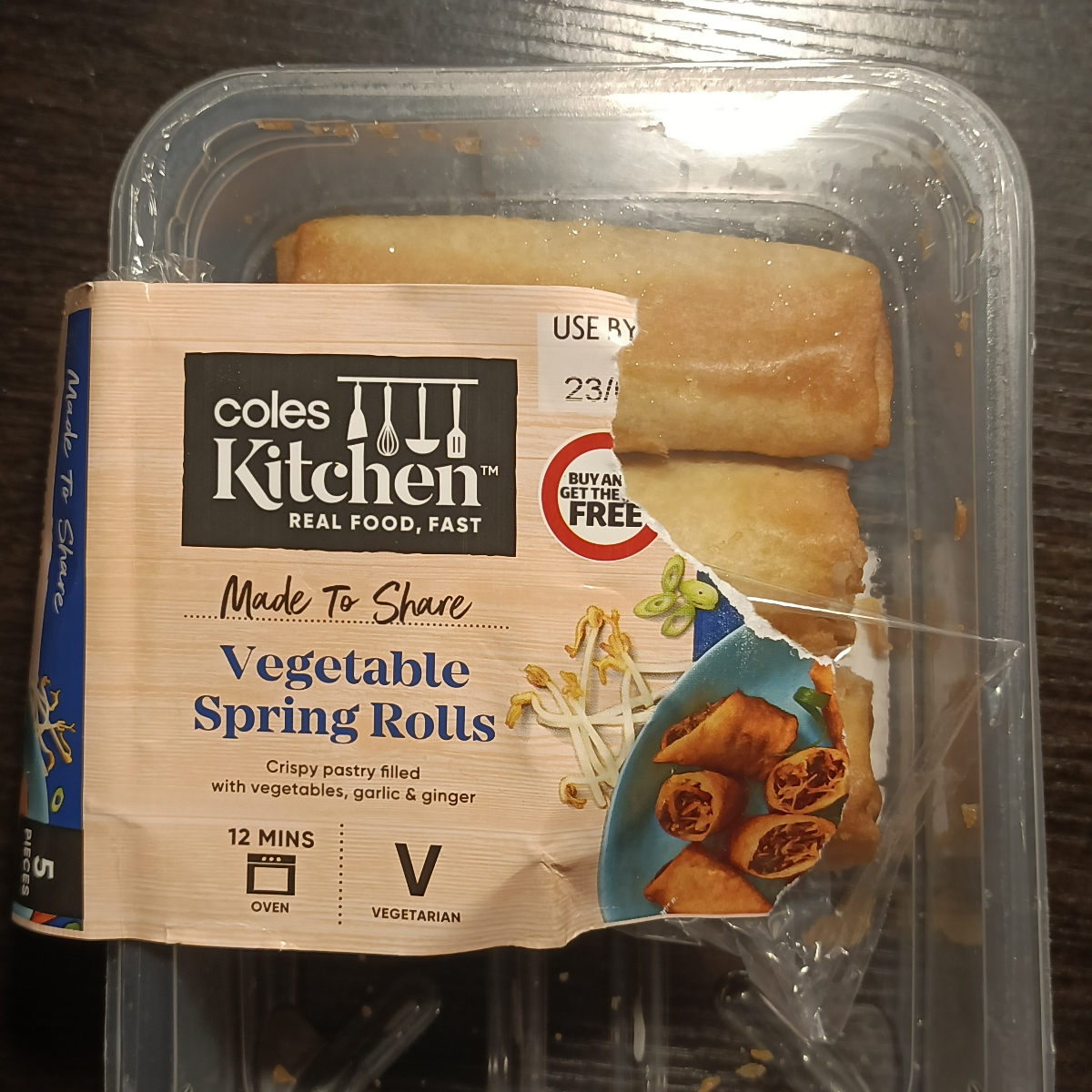 Vegetable Spring Rolls from Coles Kitchen - Vegan Product Reviews ...