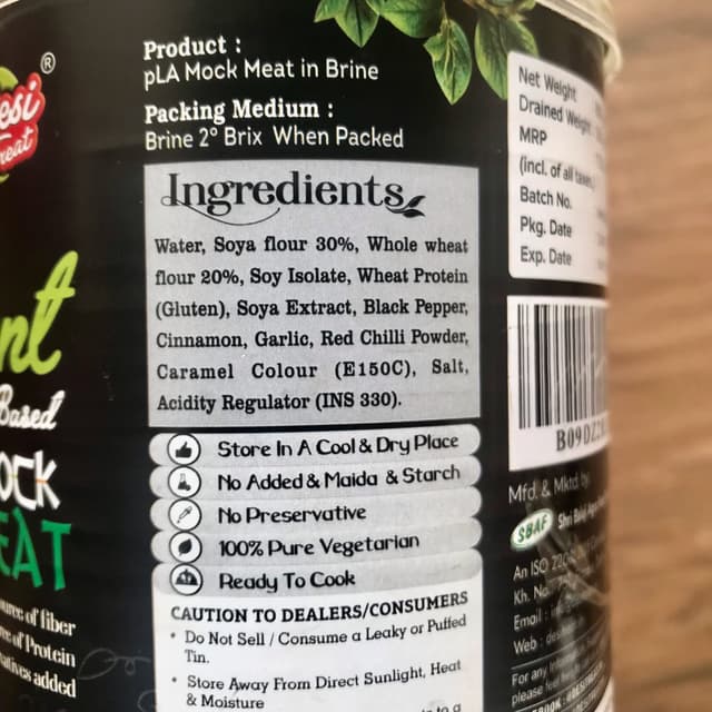 Plant-Based Mock Meat from Desi Treat - Vegan Product Reviews & Ratings ...