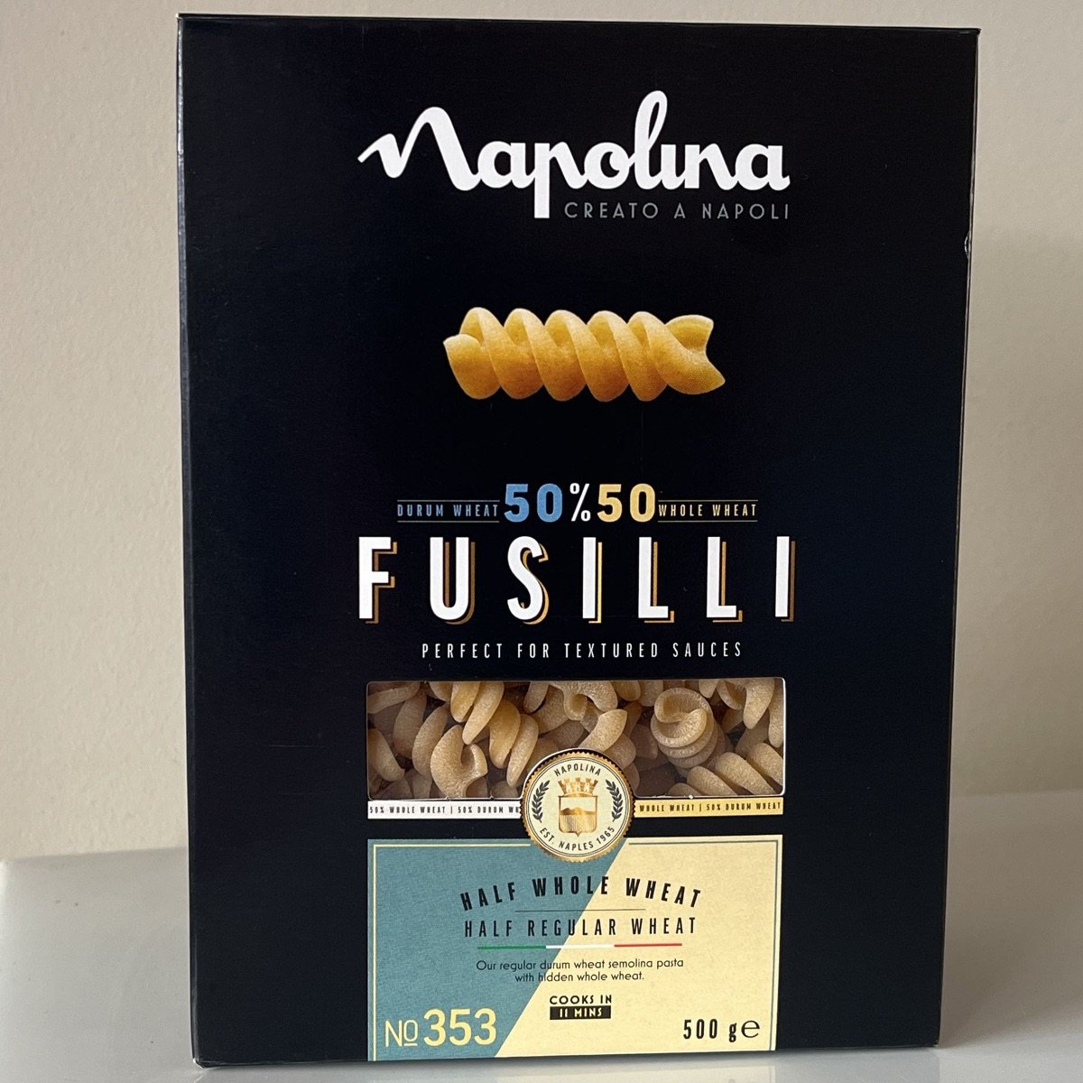 50/50 Fusilli Pasta 500g from Napolina - Vegan Product Reviews ...