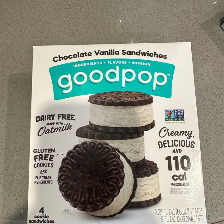 Goodpop Chocolate Vanilla Sandwiches Review | abillion