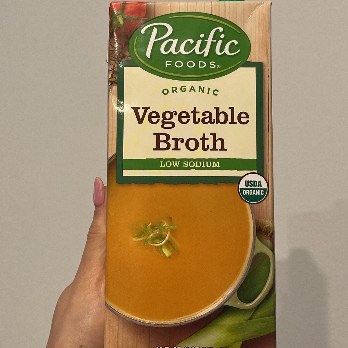 Organic Vegetable Broth Low Sodium from Pacific Foods - Vegan Product ...