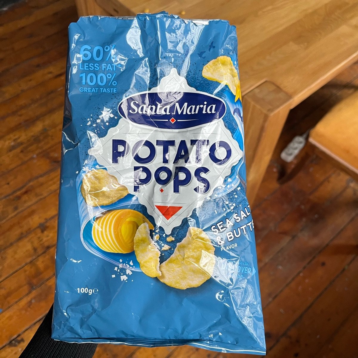 Potato Pops Sea Salt & Butter Flavor from Santa María - Vegan Product ...