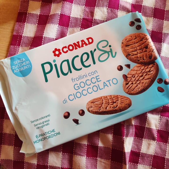 Piacersi | Conad Frollini con gocce di cioccolato Review | abillion
