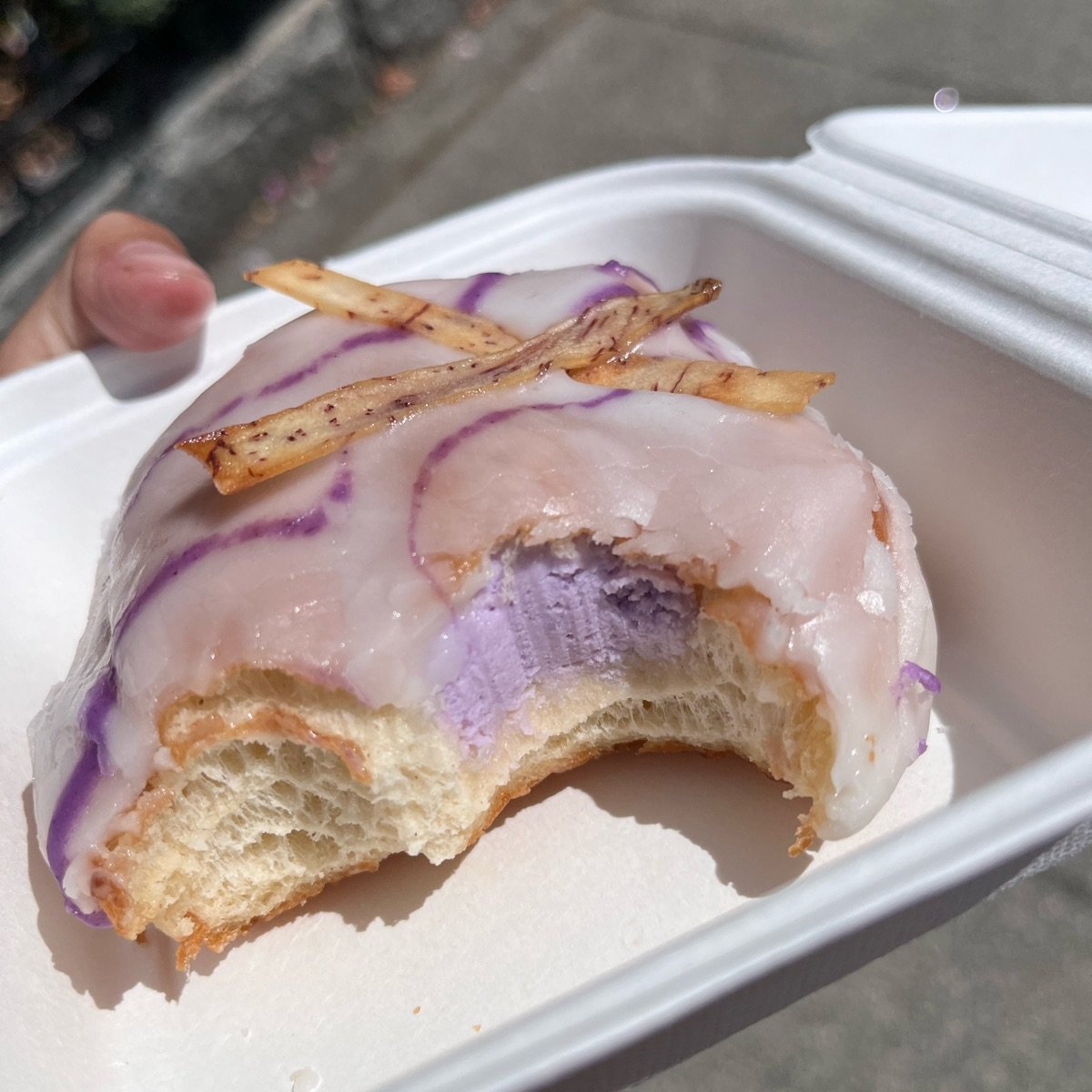 Taro Cream Donut Reviews | abillion