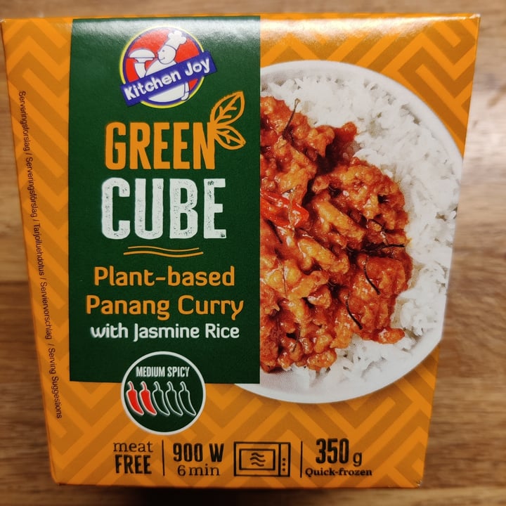 Kitchen joy Green cube plant-based panang curry Review | abillion