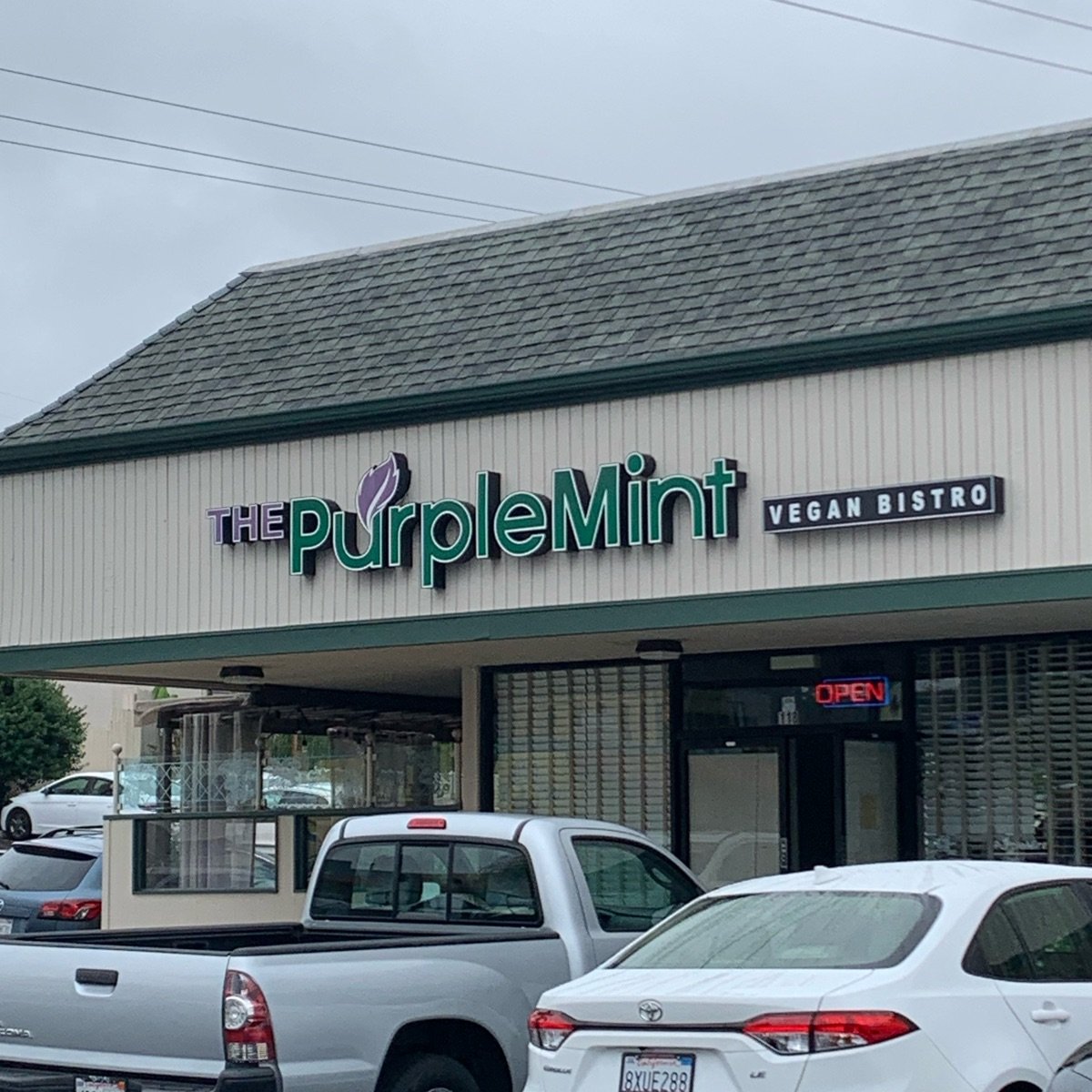 spring rolls at The Purple Mint, San Diego - Vegan Dish Reviews ...