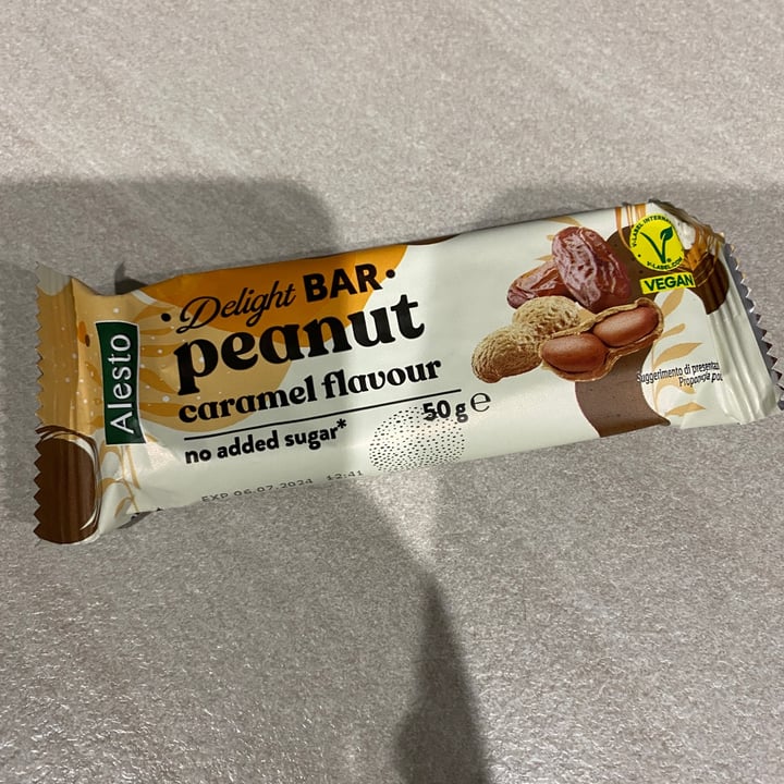 Alesto Delight bar - Peanut with caramel flavor Review | abillion