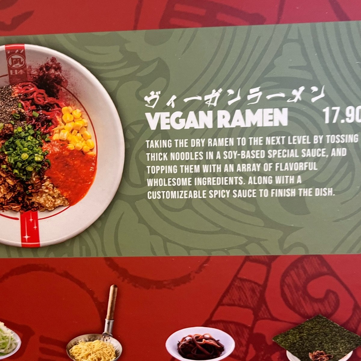 Spicy Vegan Ramen at Ramen Nagi (ION Orchard), Singapore - Vegan Dish ...
