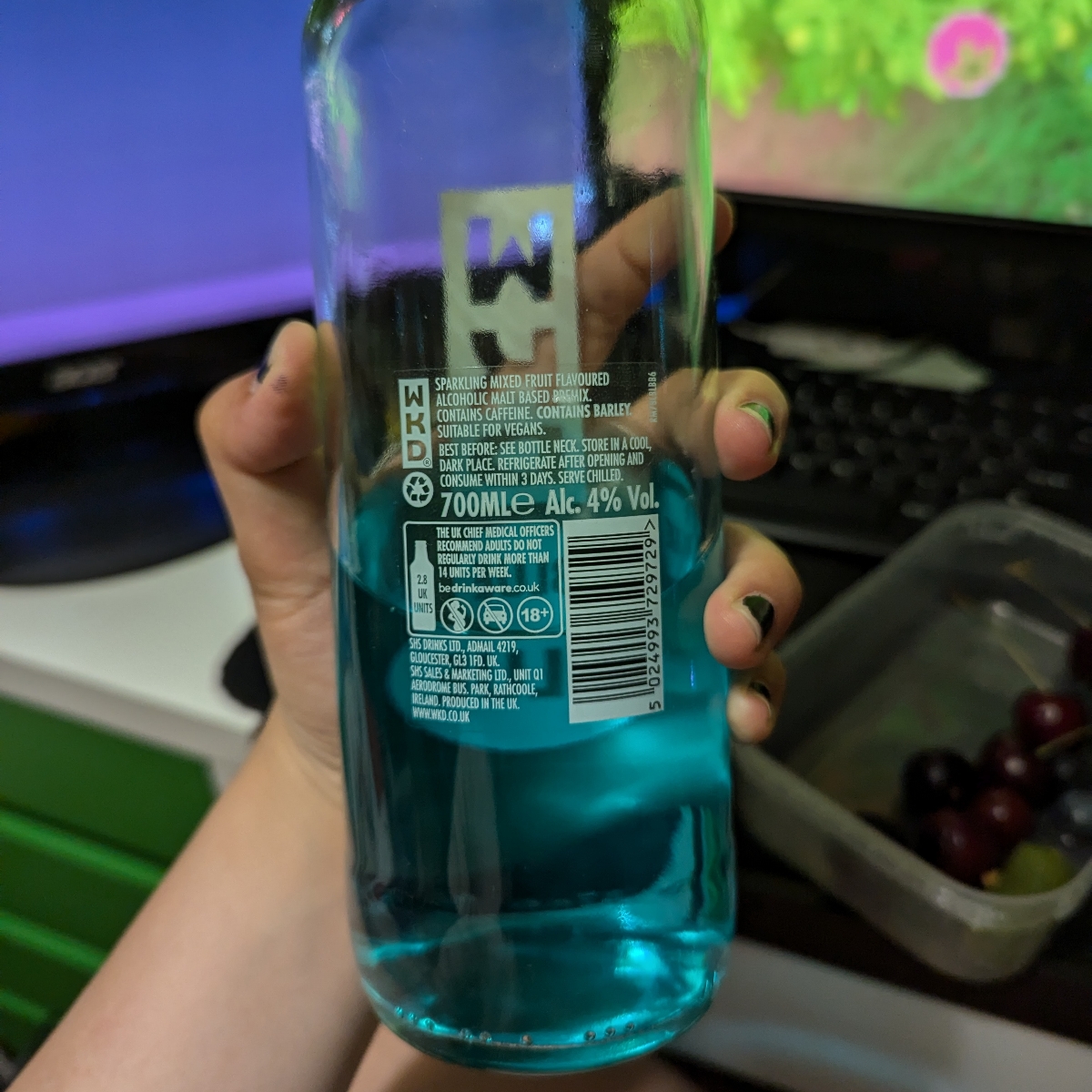 Blue Alcoholic Mix Original from WKD - Vegan Product Reviews & Ratings ...