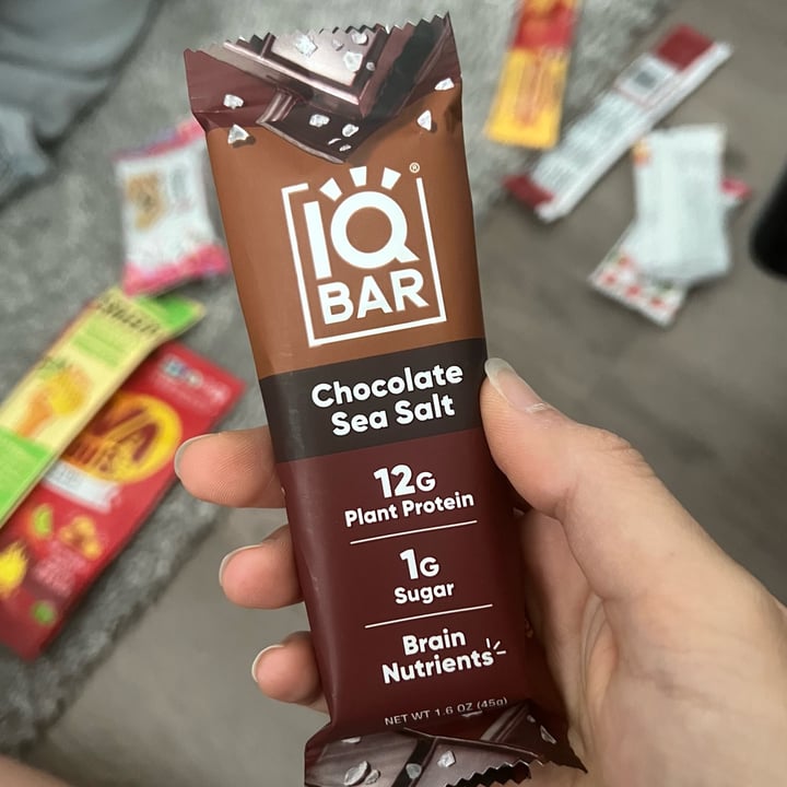 IQ Bar Chocolate Sea Salt Protein Bars Review | abillion
