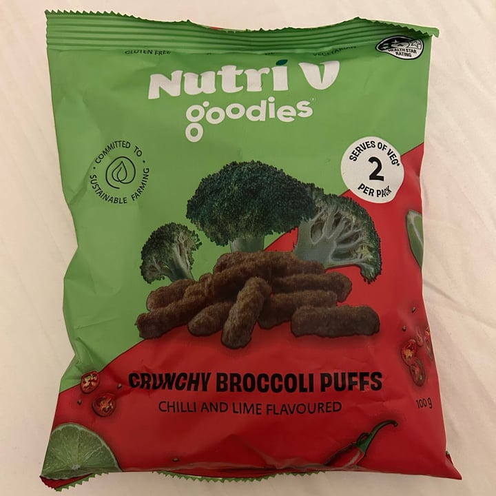 Nutri V Goodies Crunchy Broccoli Puffs - Chilli and Lime Review | abillion