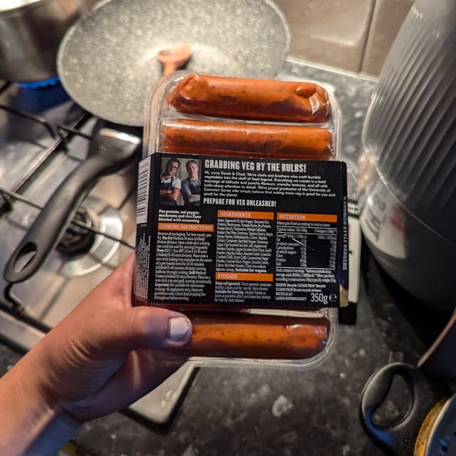 6 chorizo style bangers from Wicked kitchen - Vegan Product Reviews ...