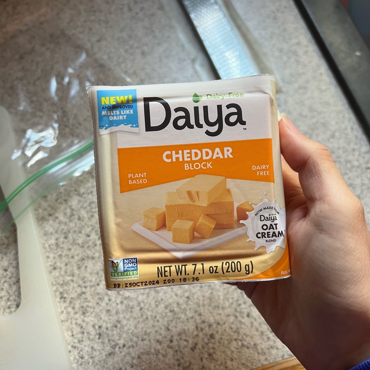 Cheddar Block - Oat Cream Recipe at Daiya - Review by @aubreyj27 | abillion