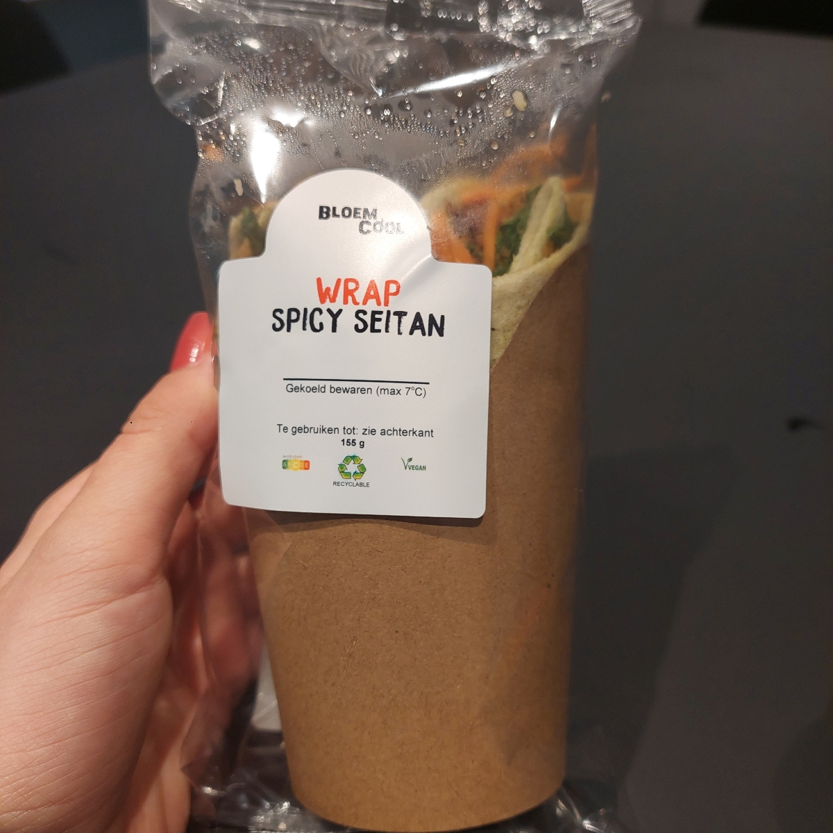 Wrap Spicy Seitan from BloemCool - Vegan Product Reviews & Ratings ...