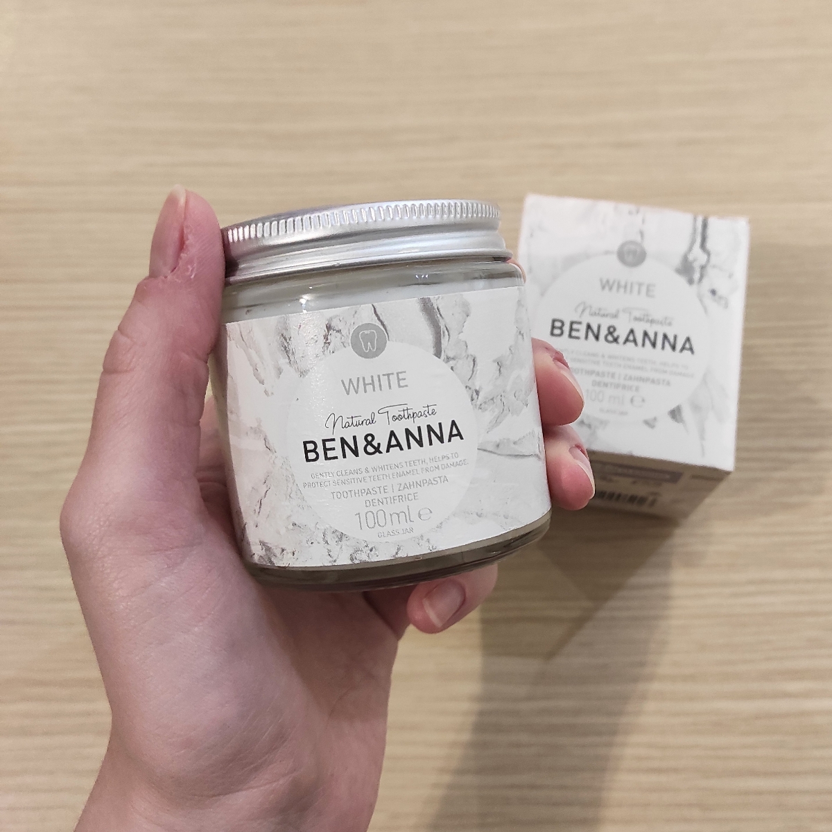 White natural toothpaste from Ben & Anna - Vegan Product Reviews ...