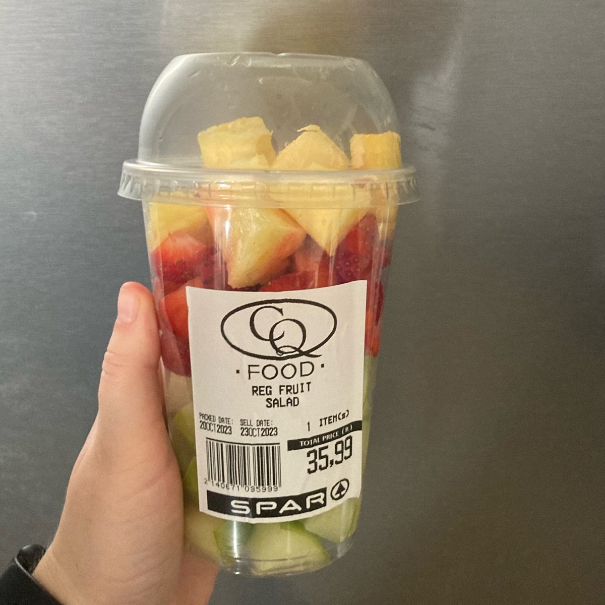 Regular Fruit Salad from Spar - Vegan Product Reviews & Ratings | abillion