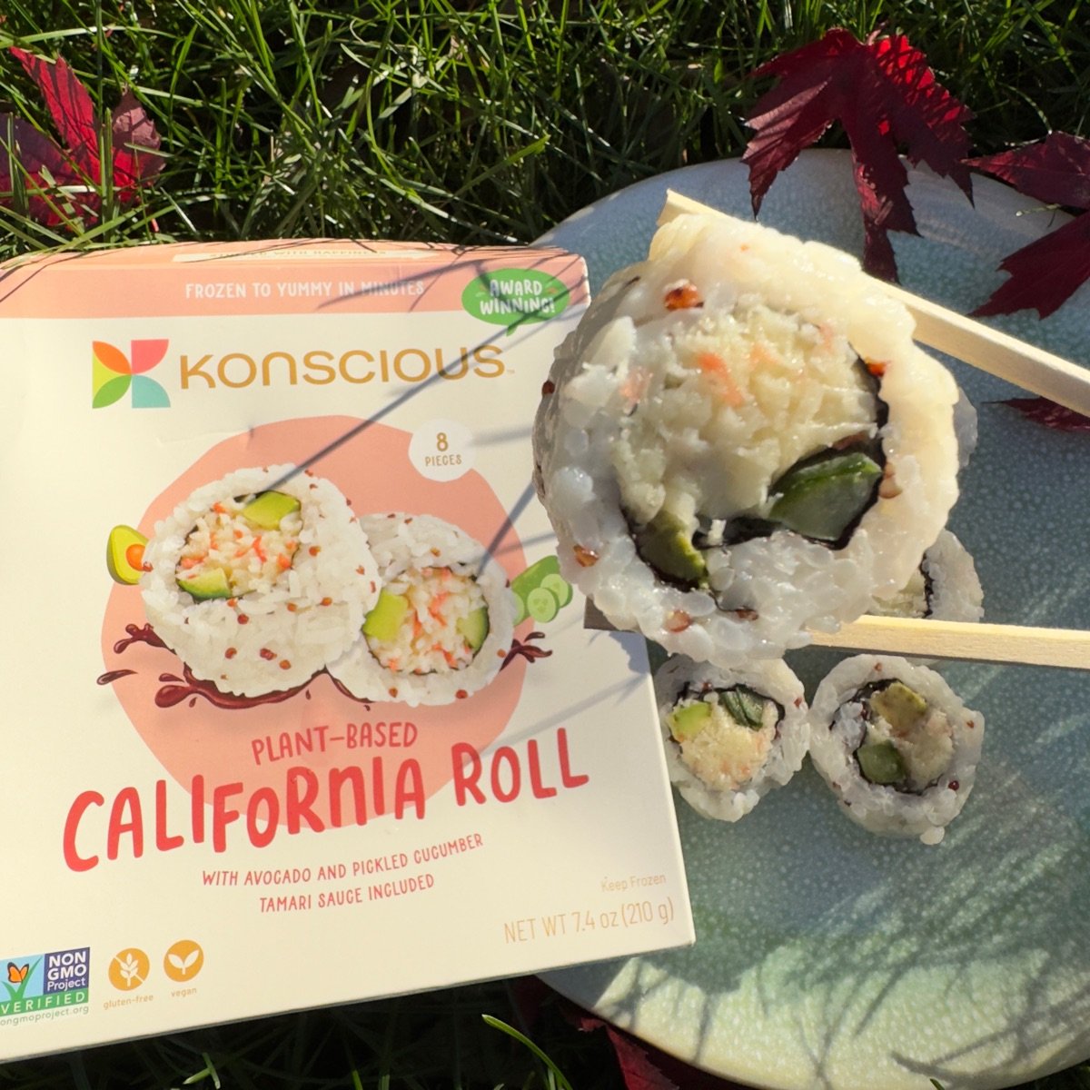 Plant Based California Roll from Konscious - Vegan Product Reviews ...
