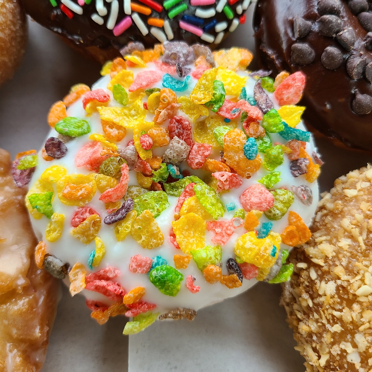 Fruity Pebbles Donut from Westernco Donut - Vegan Product Reviews ...