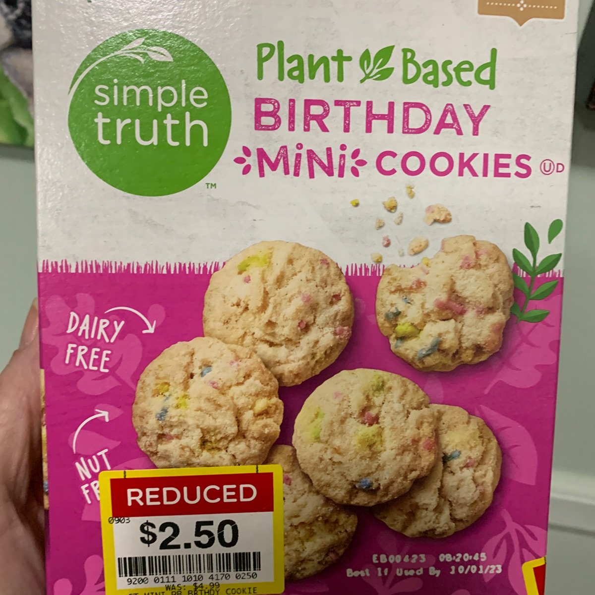 Plant Based Birthday Mini Cookies from Simple Truth - Vegan Product ...