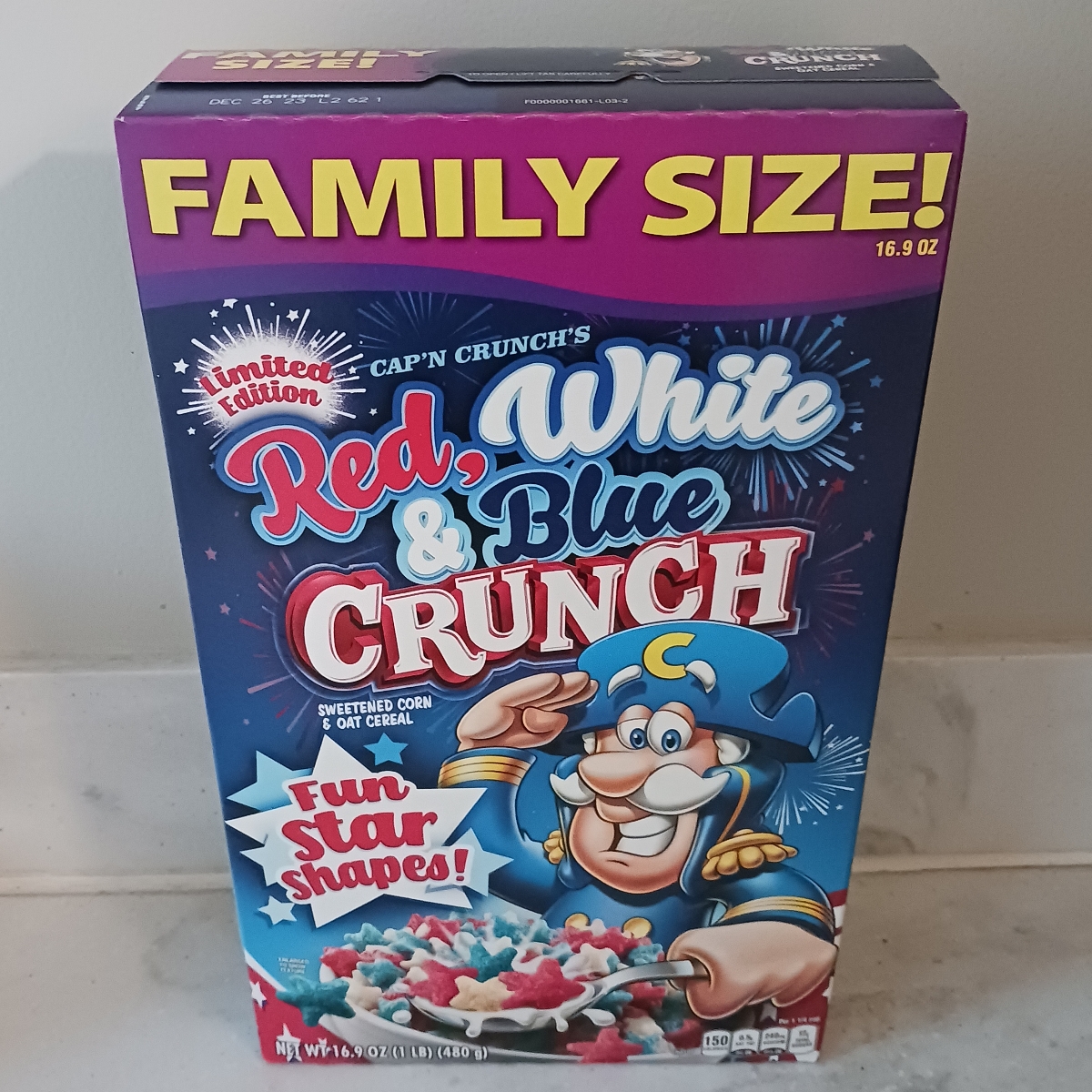 Red, White and Blue Cap'n Crunch from Cap’n crunch’s - Vegan Product ...