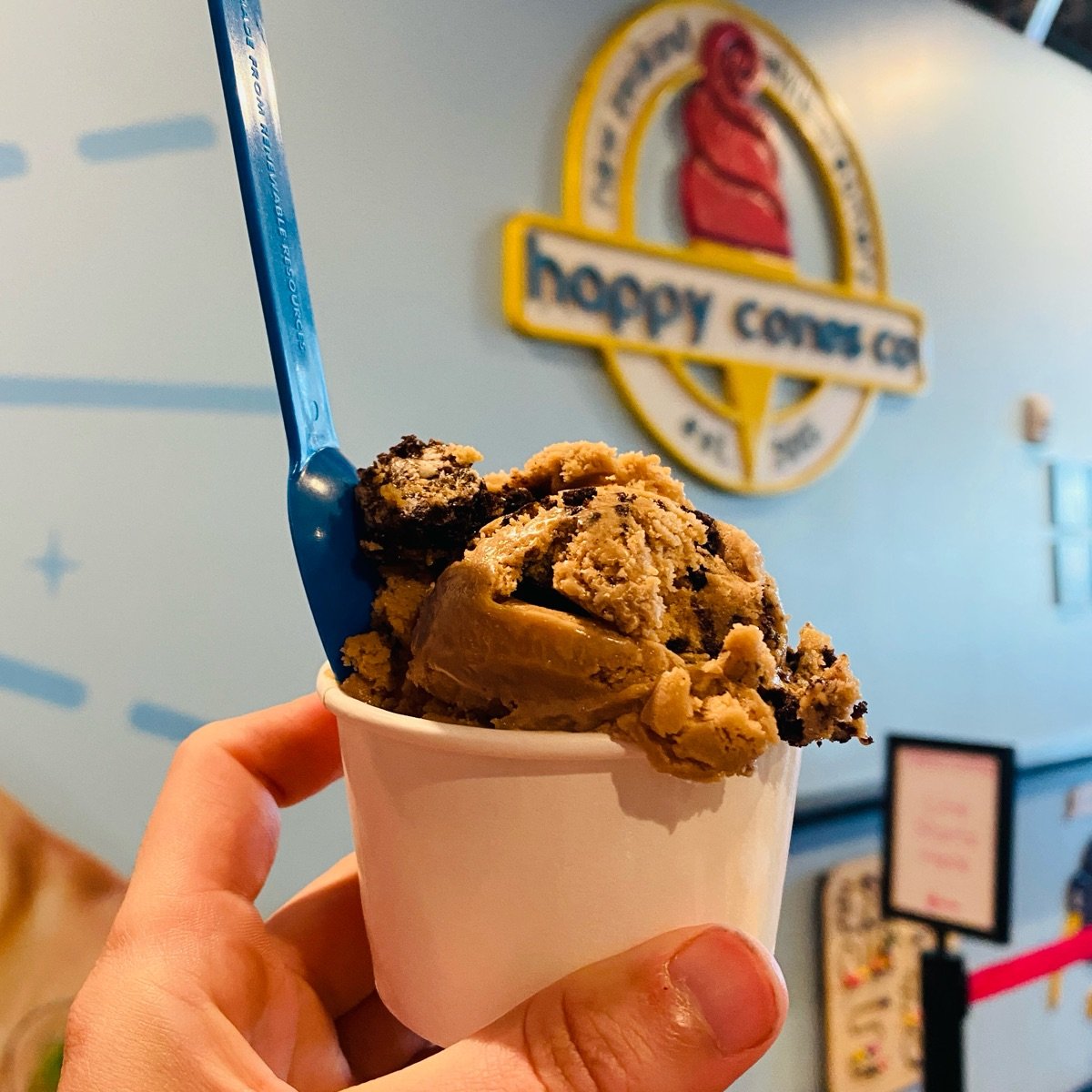 Salted Caramel Oreo Gelato at Happy Cones Co - Review by ...