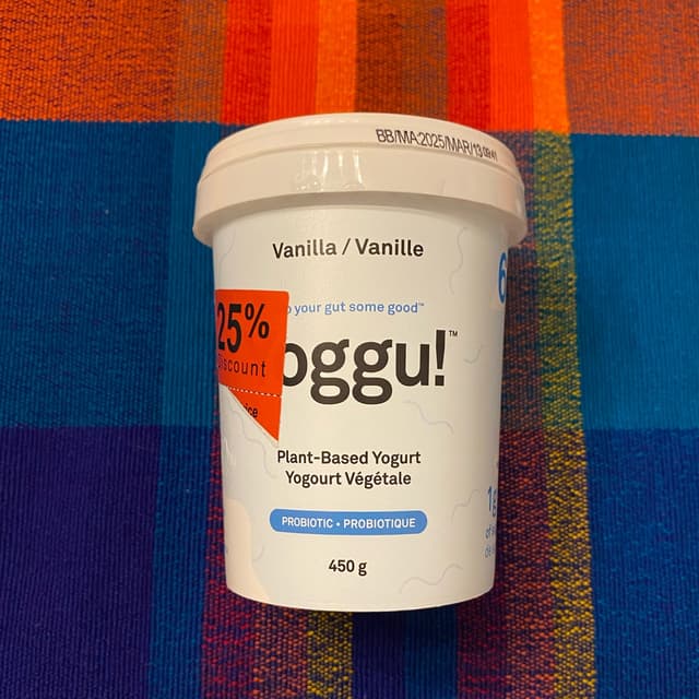 Vanilla yogurt from Yoggu! - Vegan Product Reviews & Ratings | abillion