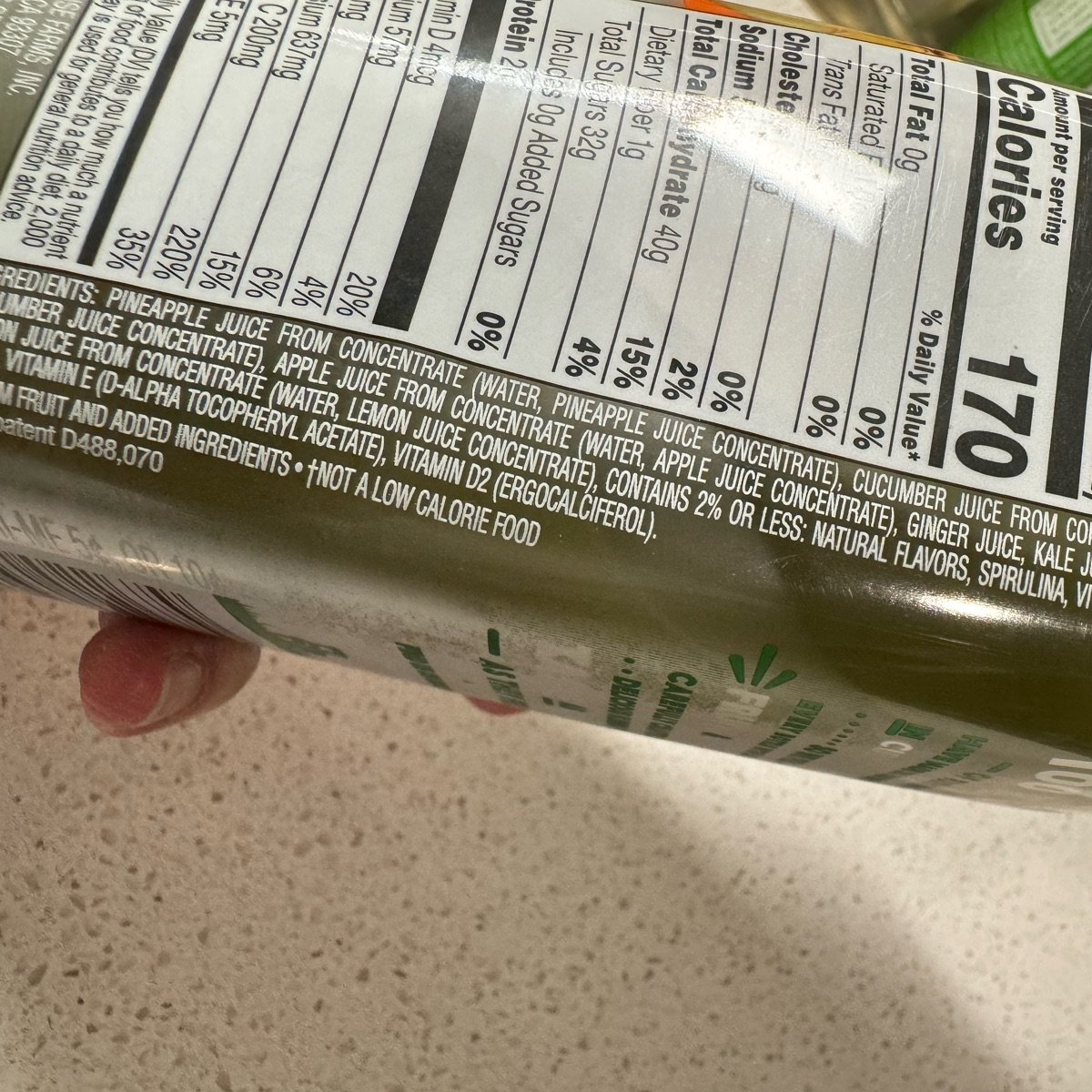 Immunity Pineapple Kale Ginger Boost from Bolthouse Farms - Vegan ...