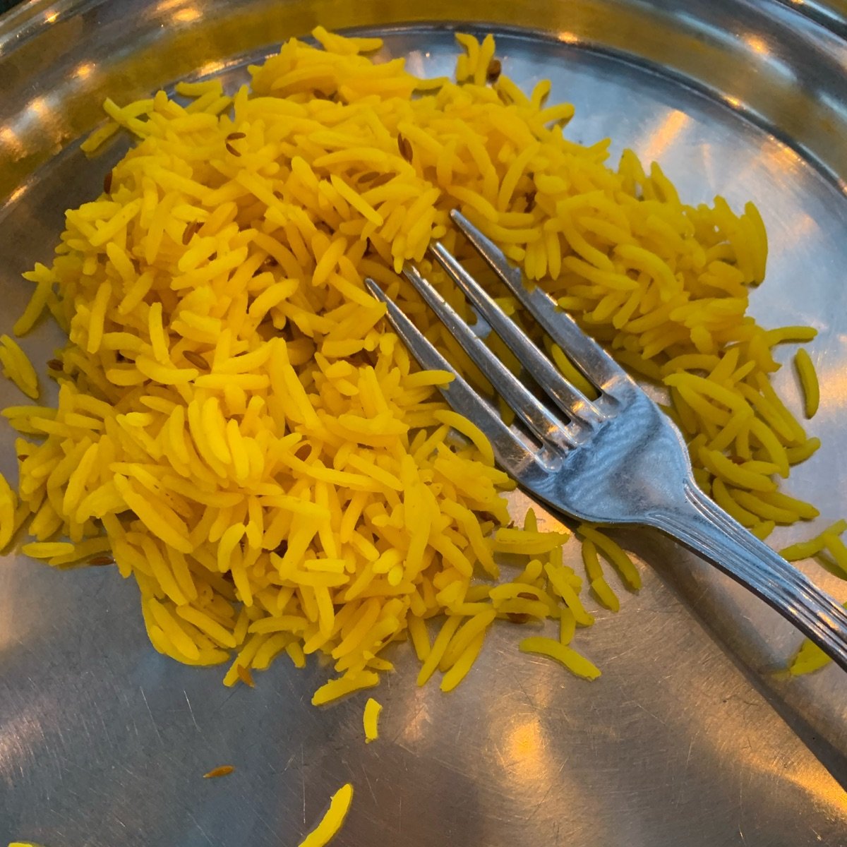 (bottomless) basmati rice at Apna Indian Kitchen, Santa Barbara - Vegan ...