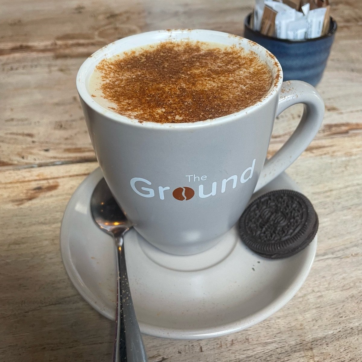 Oat Dirty Chai at The Ground Coffee House, Plymouth - Vegan Dish ...