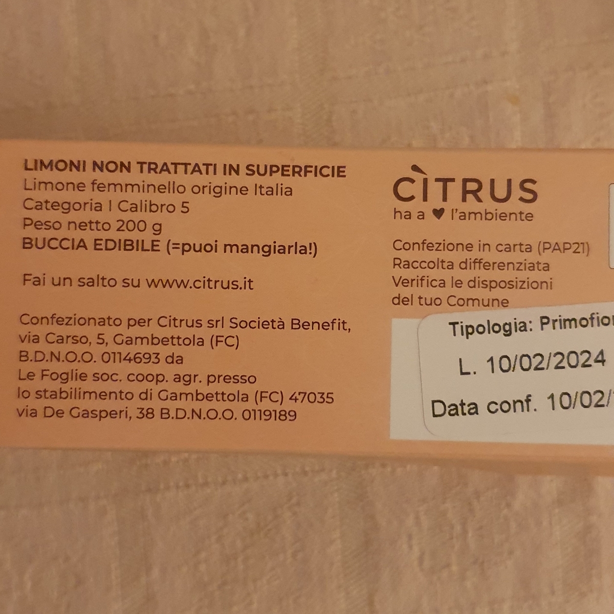 limoni con bucvia edibile from Citrus - Vegan Product Reviews & Ratings ...