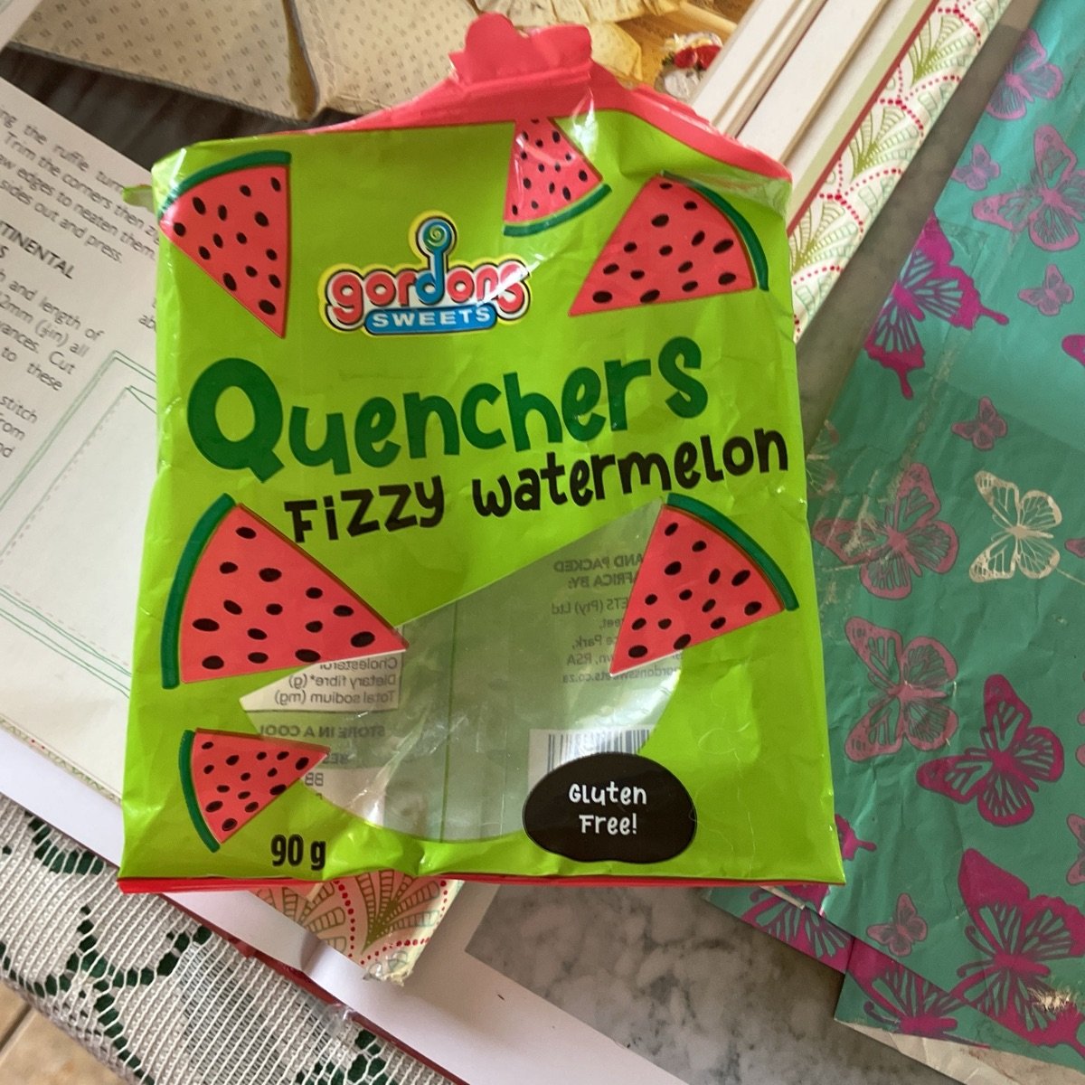 Quenchers fizzy watermelons from Gordons Sweets - Vegan Product Reviews ...