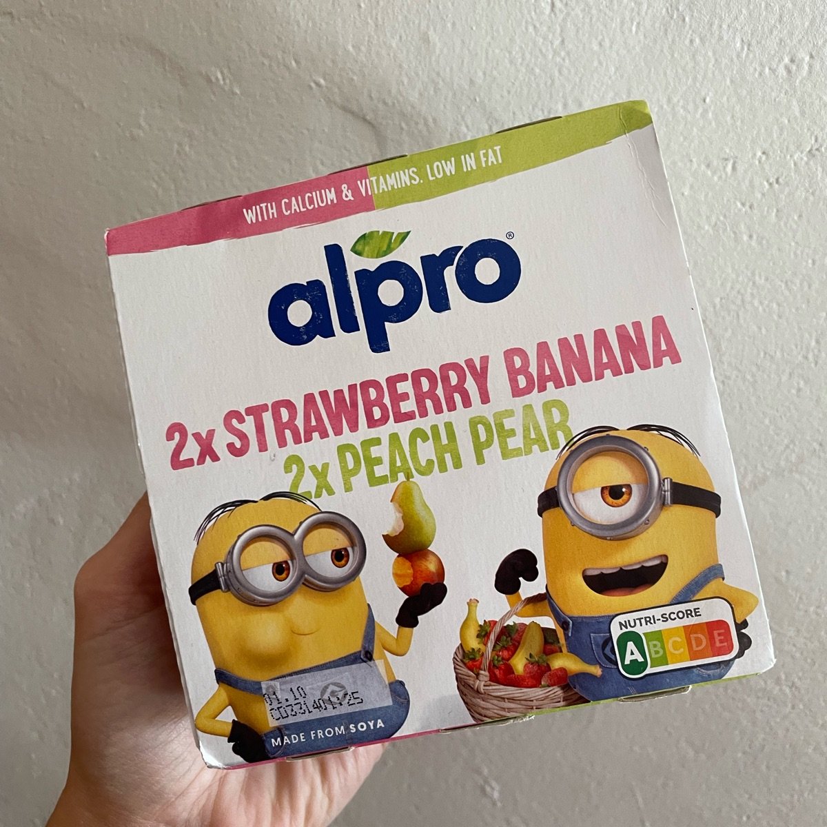 Yogures fresa/platano y pera/melocotón from Alpro - Vegan Product ...