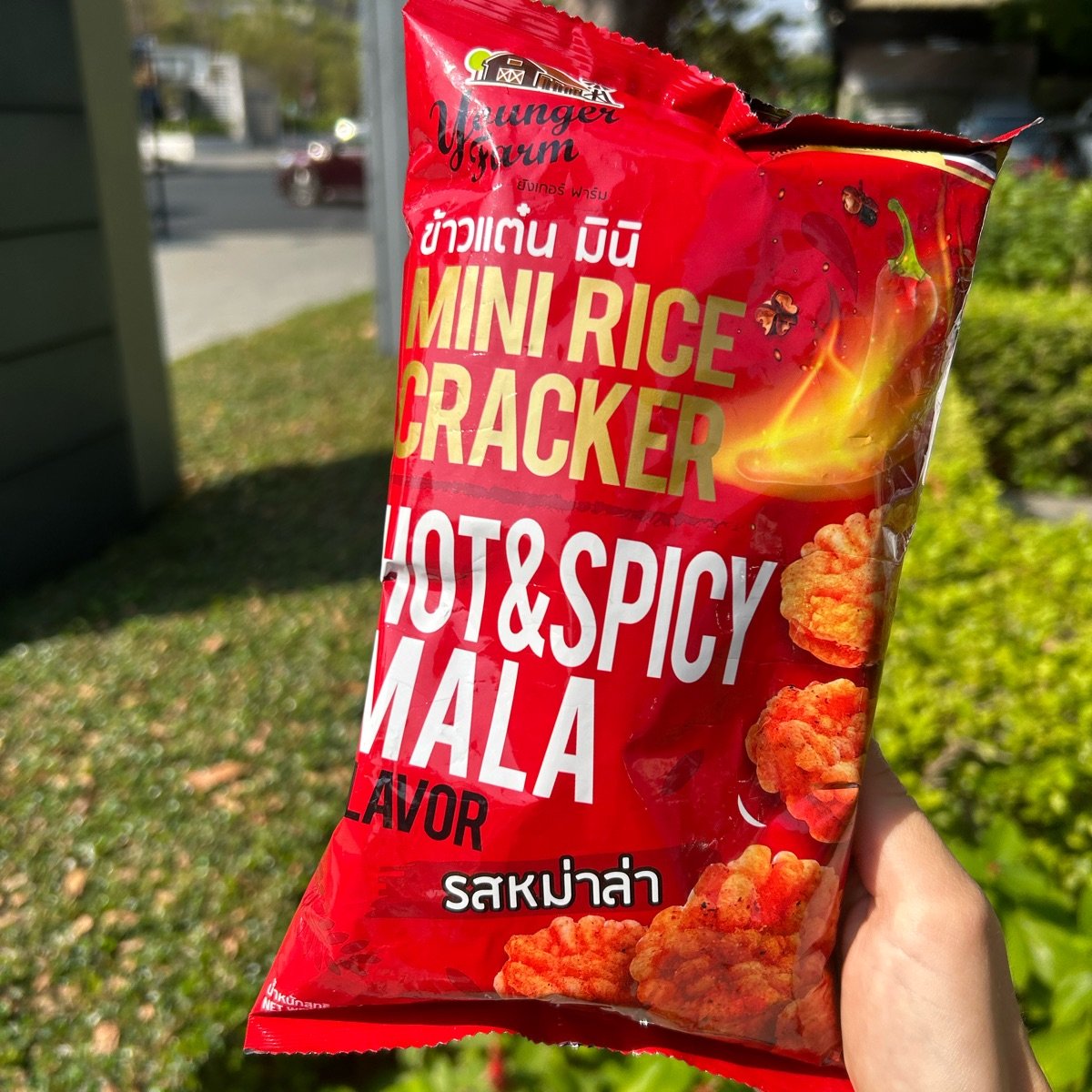 Younger Farm Mini Rice Cracker Hot and Spicy Mala Reviews | abillion
