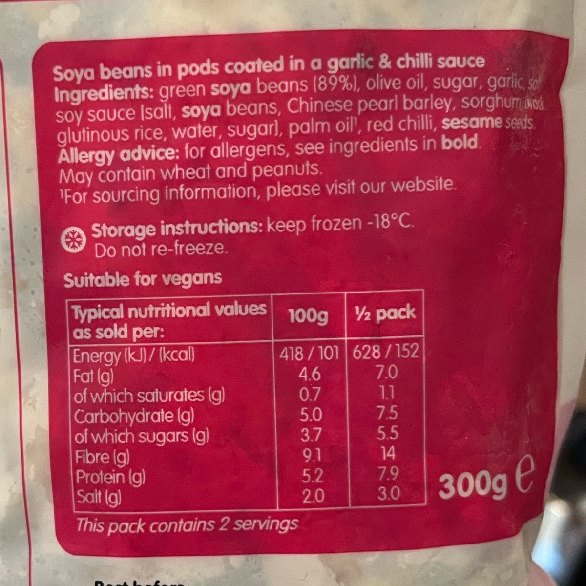 Garlic & Chilli Tumbled Edamame from itsu - Vegan Product Reviews ...