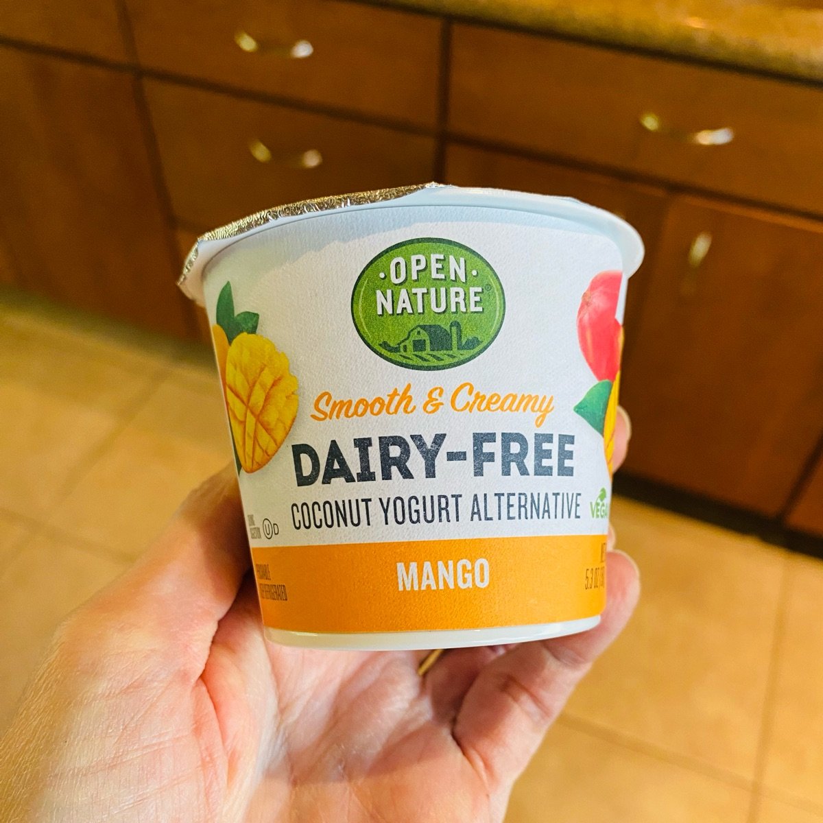 Dairy-Free Coconut Yogurt Alternative - Mango from Open Nature - Vegan ...
