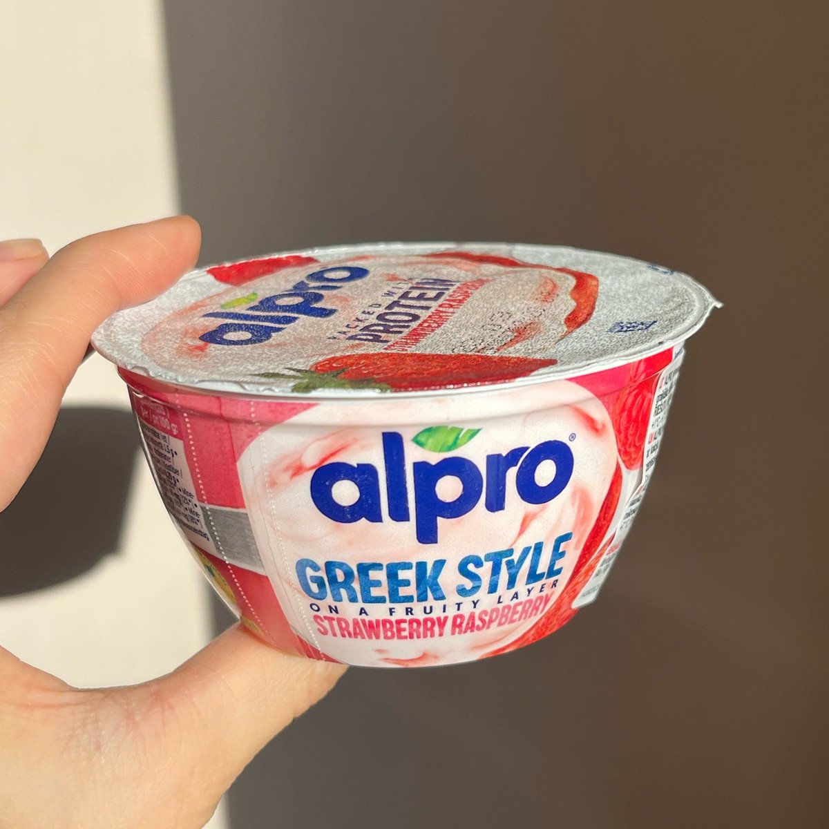 Alpro Greek Style Strawberry Raspberrry from Alpro - Vegan Product ...