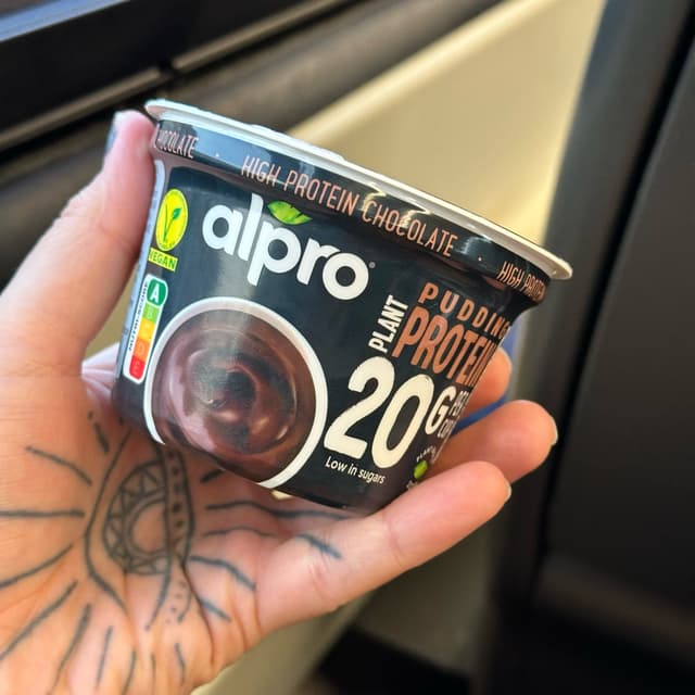 Chocolate Flavour Plant Protein Flavour Pudding from Alpro - Vegan ...