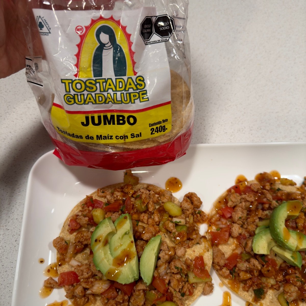 Jumbo Tostadas from Tostadas Guadalupe - Vegan Product Reviews ...