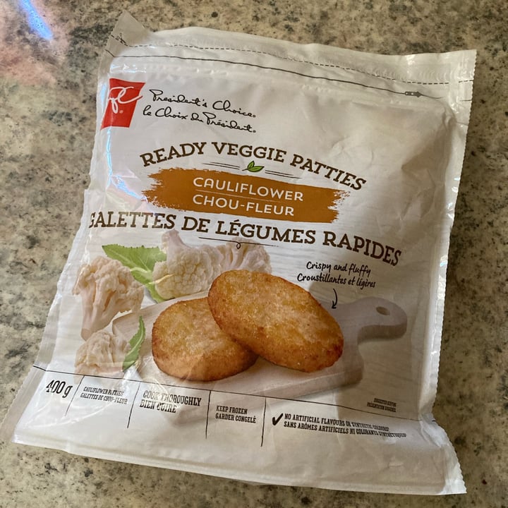 President's Choice Cauliflower Ready Veggie Patties Review | abillion