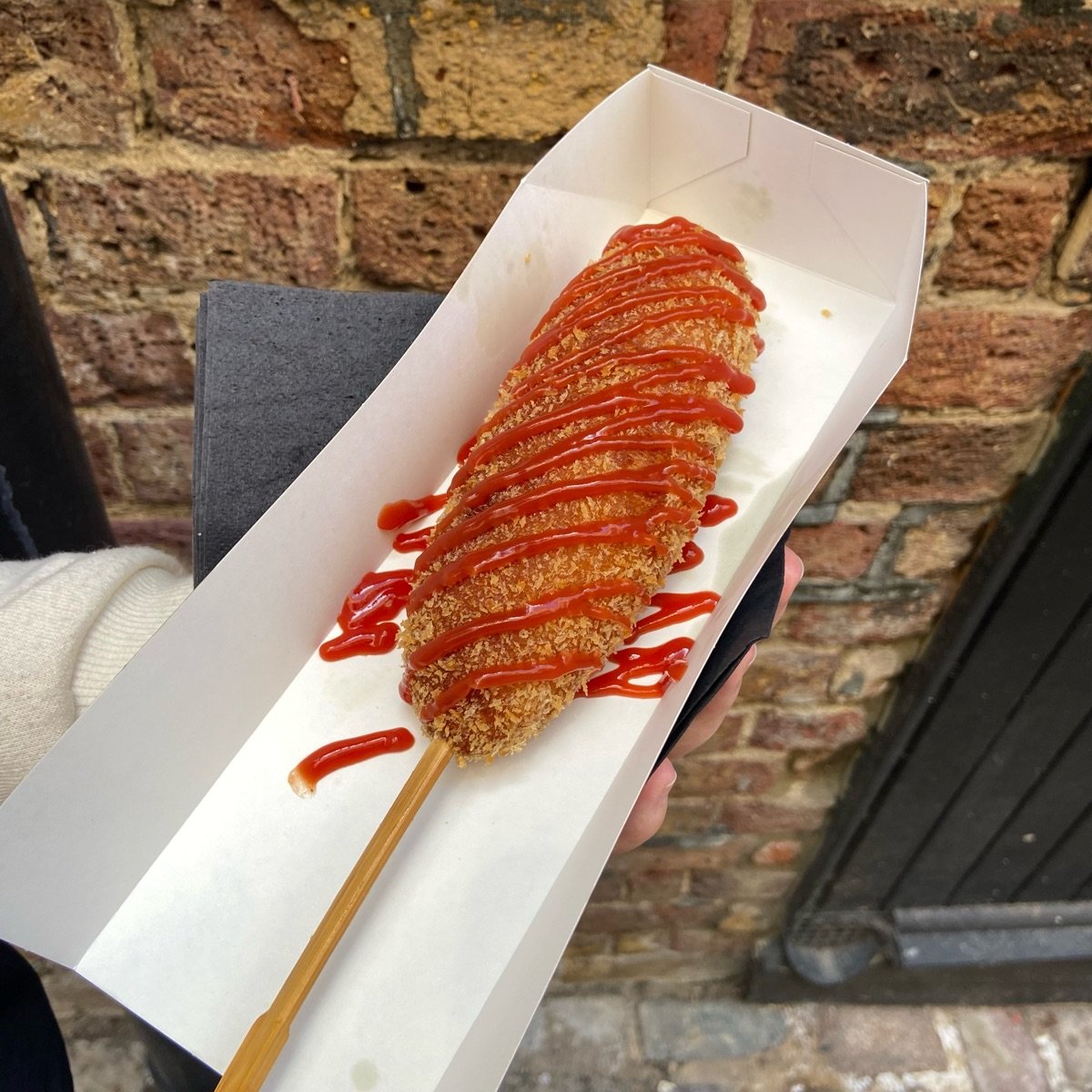 Vegan Corn Dog at Uh K-Dogs n Juicy - Review by @gio24601 | abillion