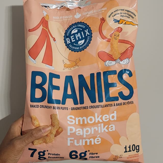 Smoked Paprika Baked Crunchy Bean Puffs from Beanies - Vegan Product ...
