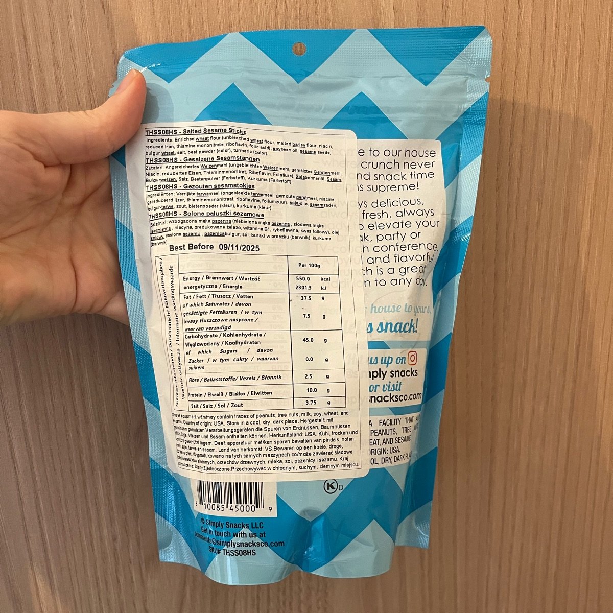 Sea Salt Sesame Sticks from House of Snacks - Vegan Product Reviews ...