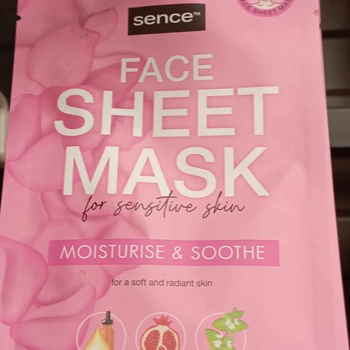 Sence Face Sheet Mask Moosturise & Soothe Review | abillion