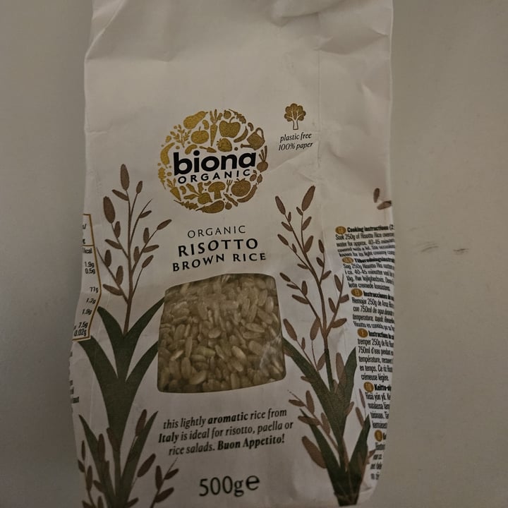 Biona risotto brown rice Review | abillion