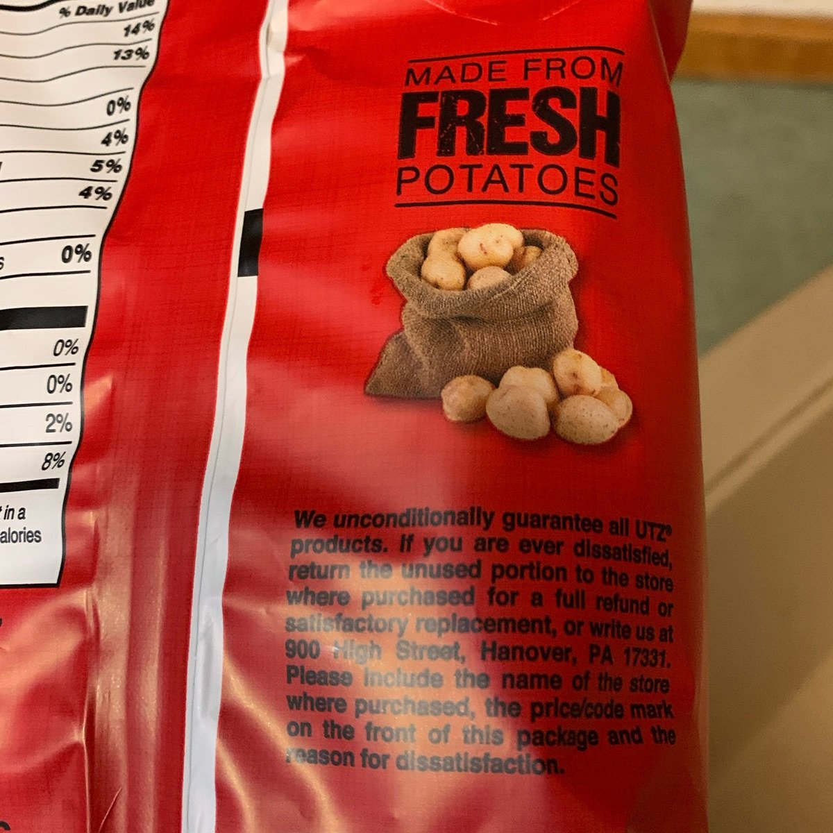 Original Potato Sticks from Utz - Vegan Product Reviews & Ratings ...