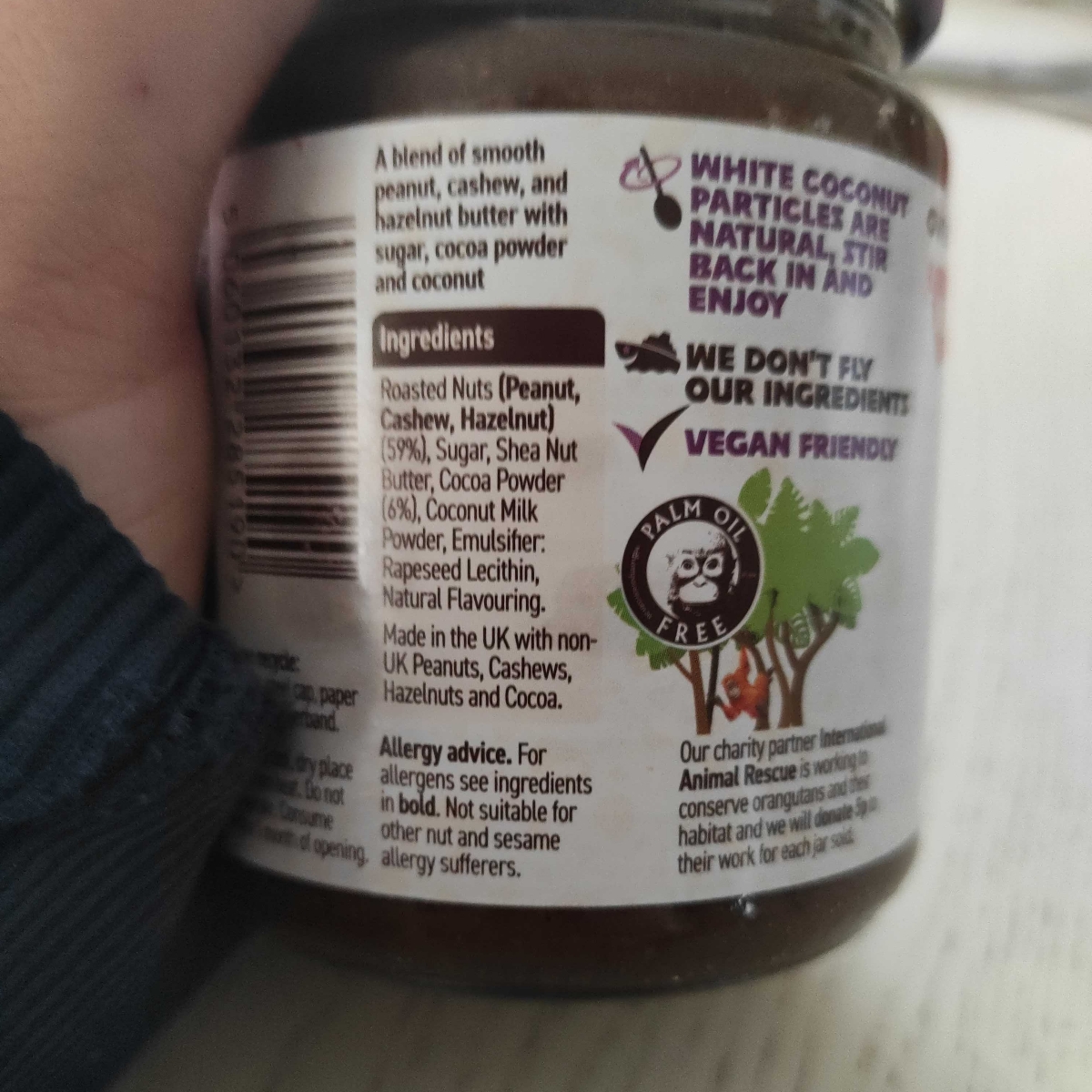 chocca chocolate spread from Meridian - Vegan Product Reviews & Ratings ...