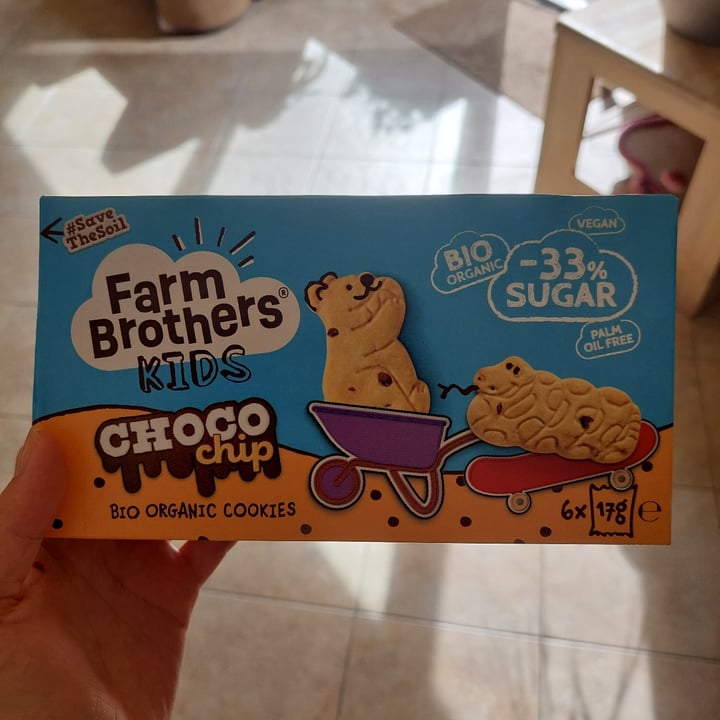 Farm Brothers choco chip bio organic cookies Review | abillion